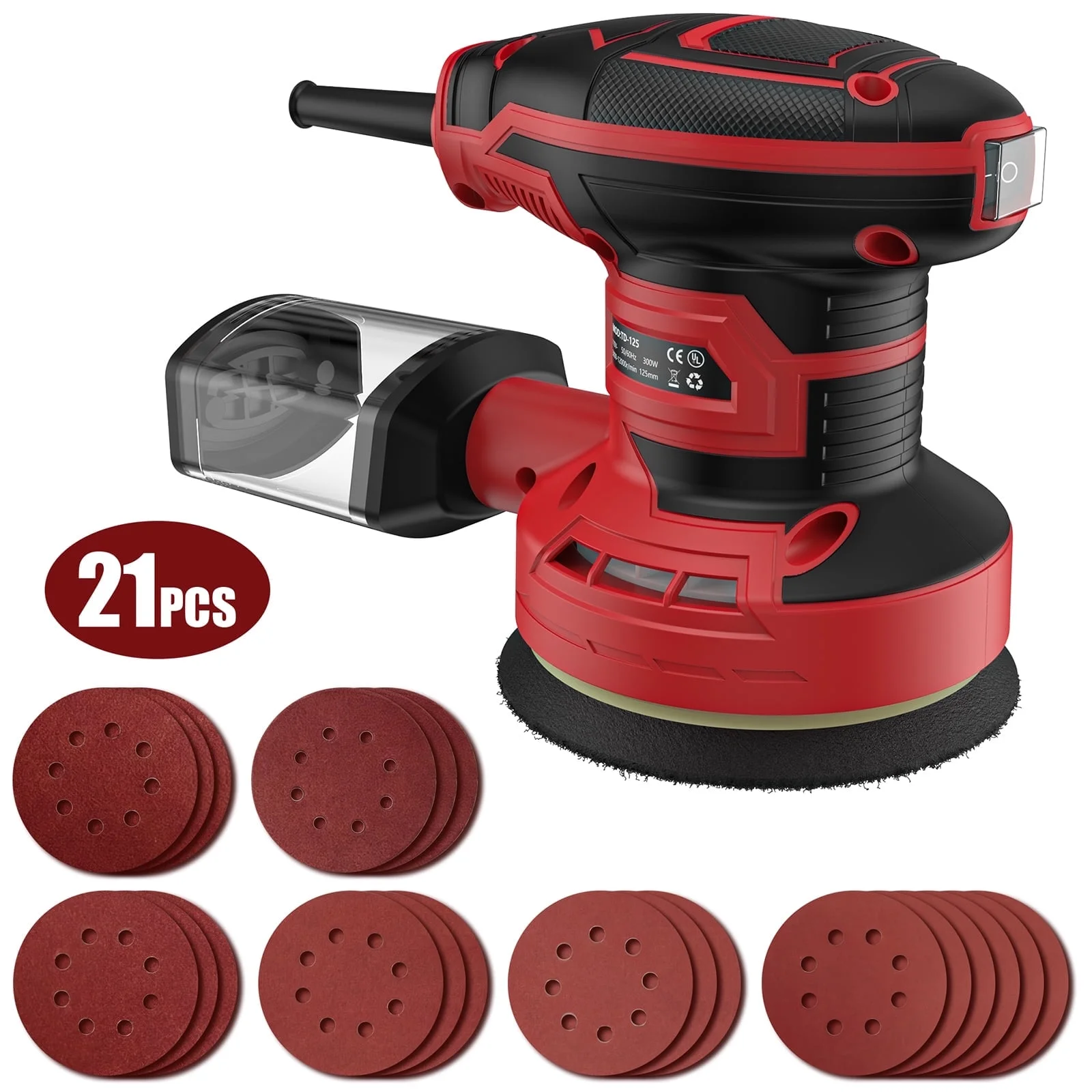 CSD57DSPS0000YE 180W Compact Electric Sander, 13,000 OPM Compact Detai ...